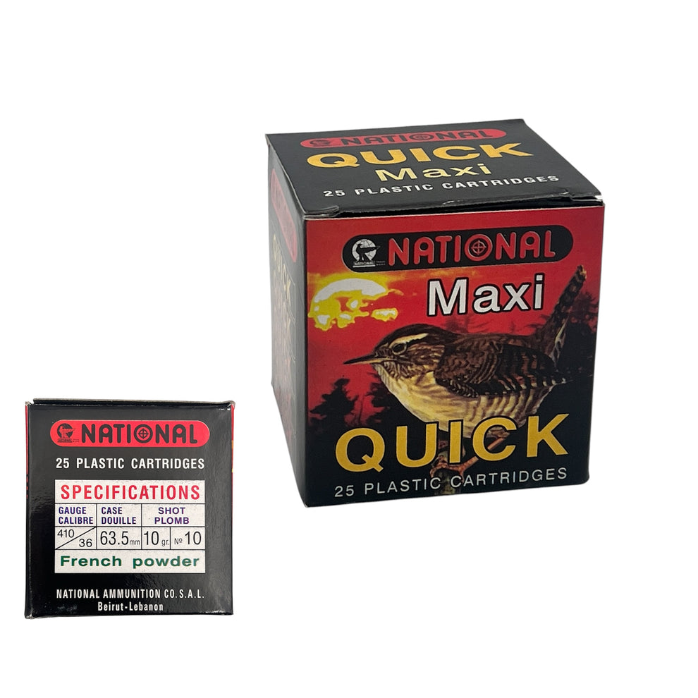 QUICK MAXI CAL 410/ 36 - 10g - NUMBER 10 – Tiro Outdoor Store