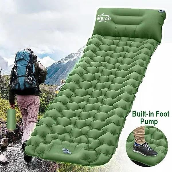 CAMPING MATT AIR MATTRESS SLEEPING PAD FOOT AUTO,ATIC FOLDING -OEAM001 ...